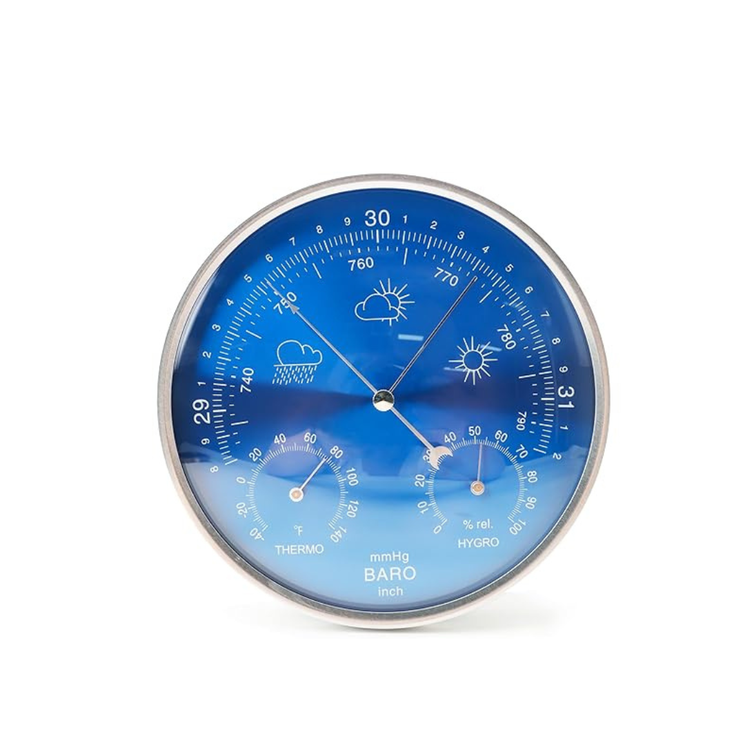 3-in-1 All-Season Wall Hanging Thermometer, Barometer, Hygrometer ...